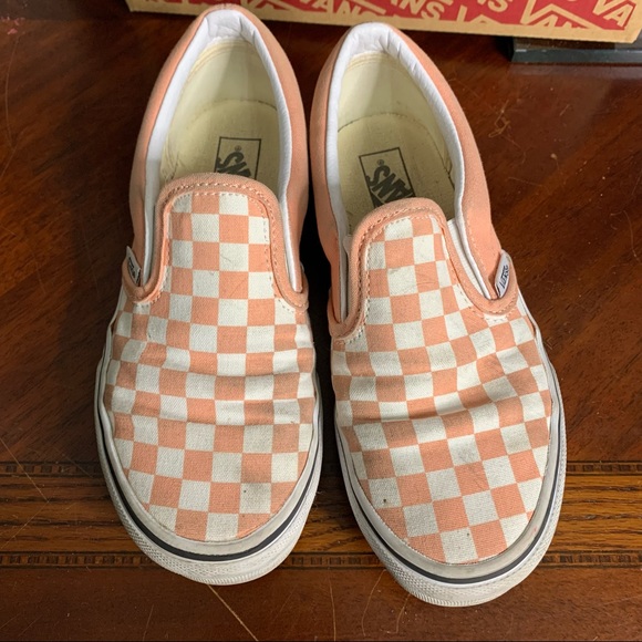 Vans | Shoes | Youth Checkerboard Slipon Vans Sneakers | Poshmark